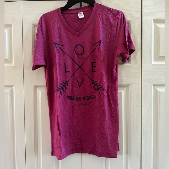 Tipsy Elves | Tops | Tipsy Pink Holiday World Shirt | Poshmark